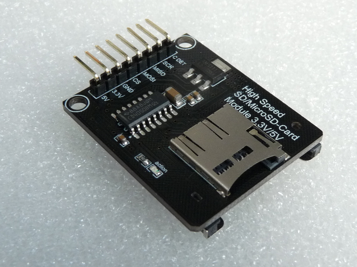 Combination Micro SD Full Size SD Card Reader Writer For Arduino 5v