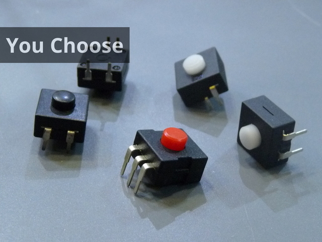 Three State Toggle Button Switch For Example Suit DIY Torch Flashlight