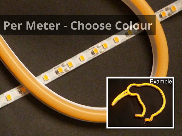 LED Neon Sign Strip New Type 6mm 12v LED Strip for DIY LED Sign - Per ...