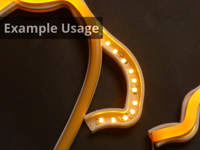 LED Neon Sign Strip New Type 6mm 12v LED Strip for DIY LED Sign - Per ...