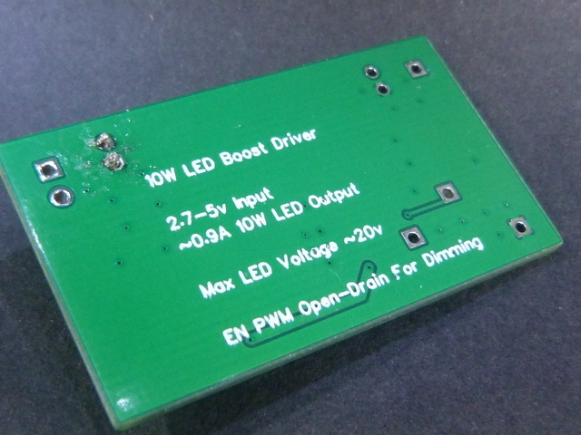10W Led Driver 2.7-5v Input, Boost To 800-900mA 9-20v Output - Buy LED ...