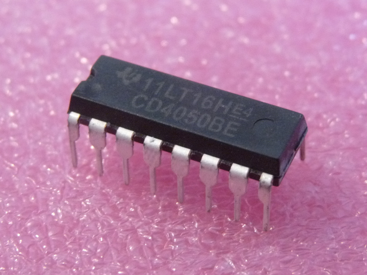 4050 Non Inverting Hex Buffer IC - CD4050BE CD4050 - Buy 4000 Series ...