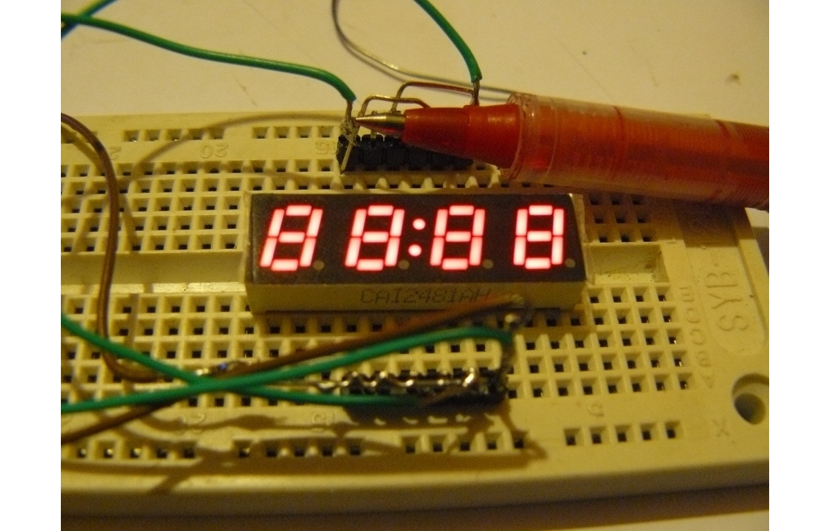 Miniature 4 Digit 7 Segment Display with Colon - Buy 7 Segment - Gogo ...