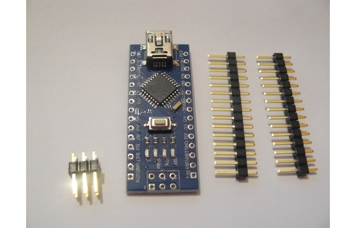 Arduino Nano Compatible, USB Built In (CH340), Blue, Mini USB - Buy AVR ...