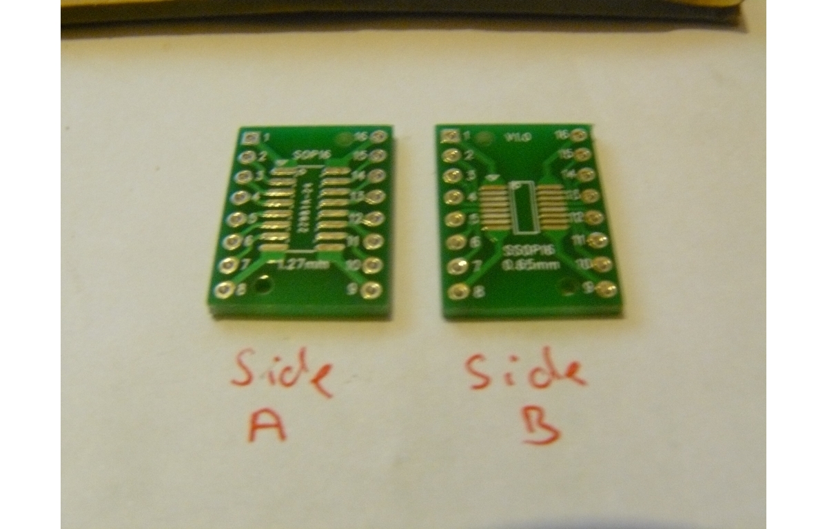 (2 of) Surface to DIP, any SOP/SSOP up to 16 pin - Buy Breakouts - Gogo ...