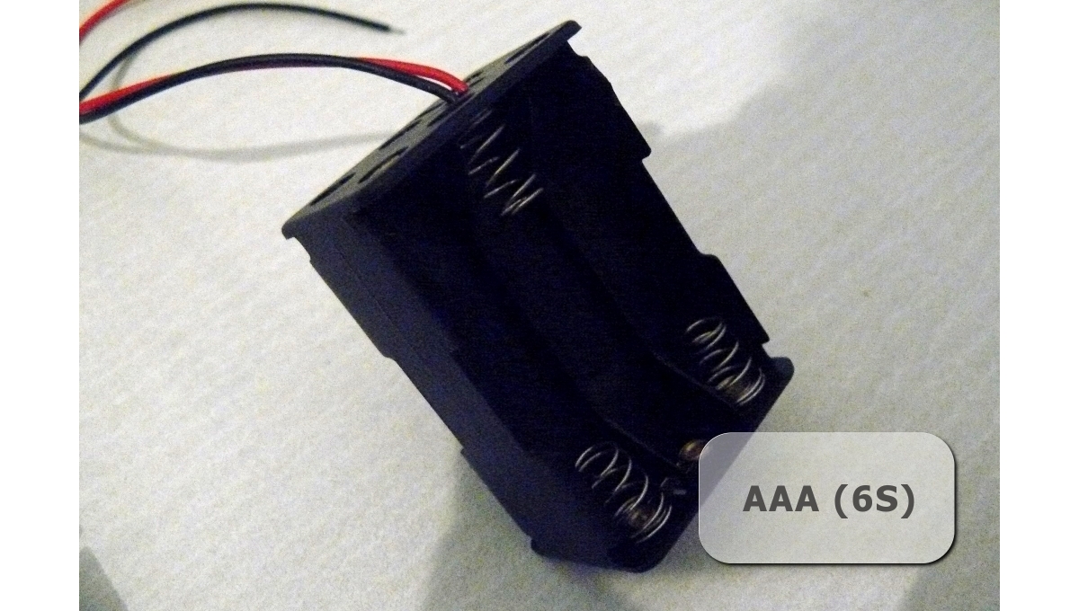 AAA Battery 6 Cell Series Holder - Buy Battery Holders - Gogo:Tronics ...