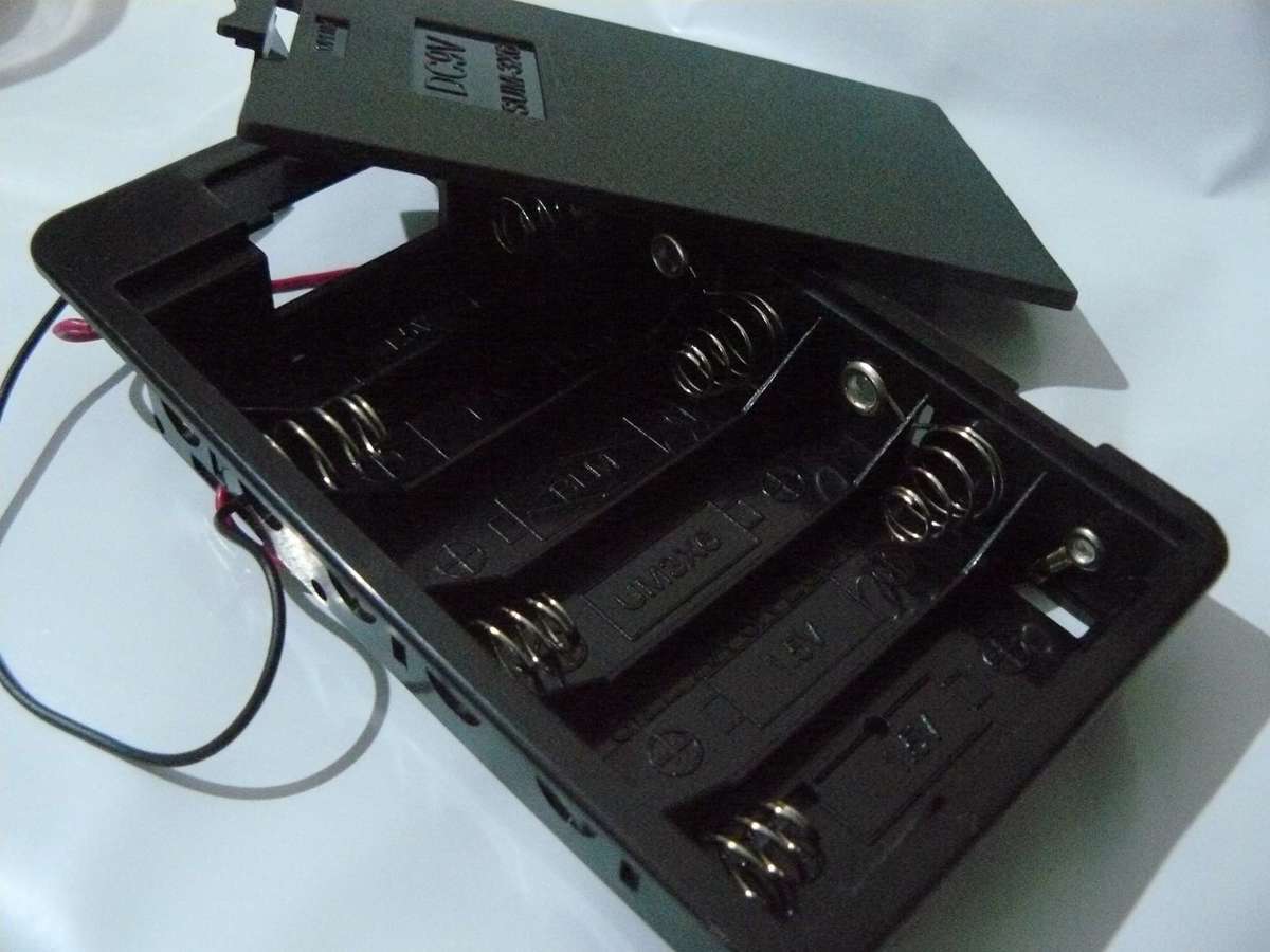 AA Battery 6 Cell Series Holder - Panel Mount With Door - Buy Battery ...