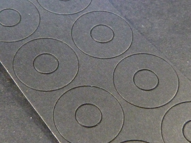 18650 Insulator Washer Insulating Washer Paper Washer - 10 Pcs/Sheet ...