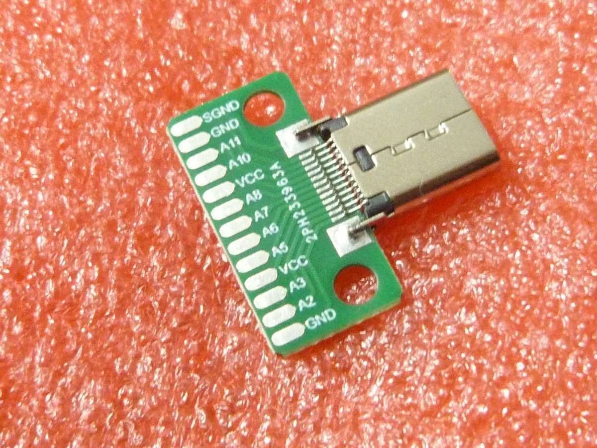 USB Type-C Female Socket Breakout Board - Buy Breakouts - Gogo:Tronics ...