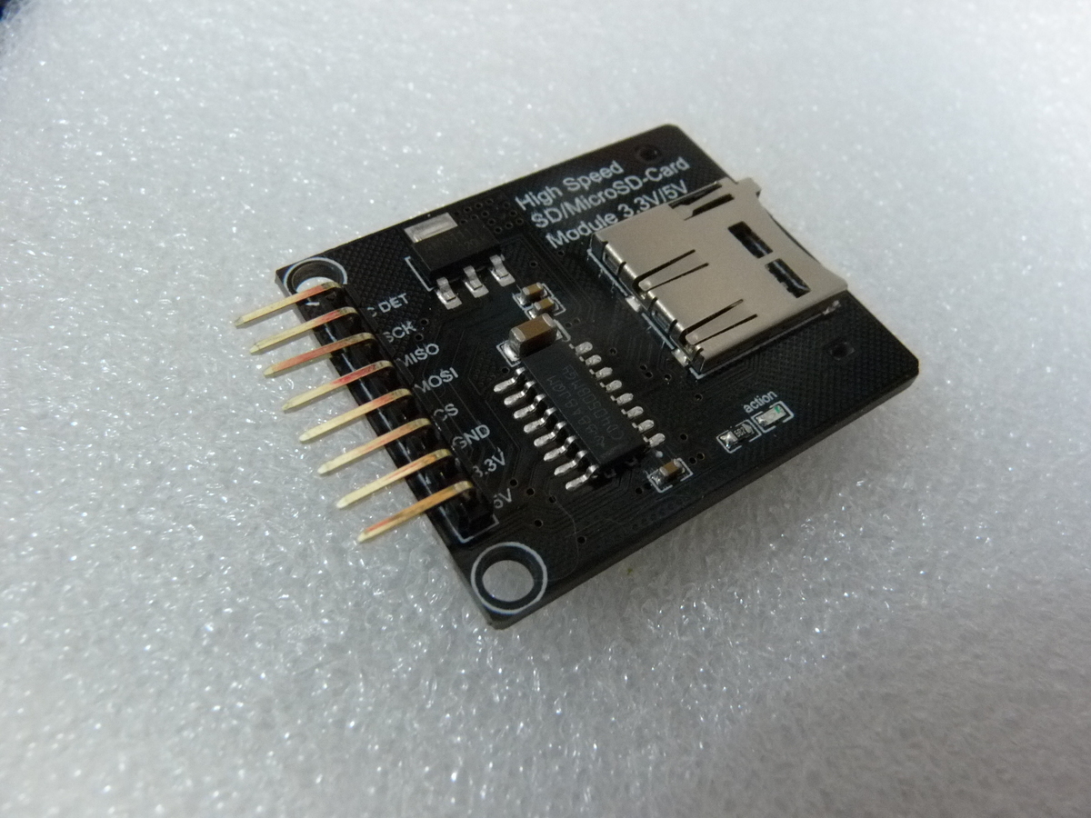 Combination Micro SD / Full Size SD Card Reader/Writer For Arduino, 5v ...