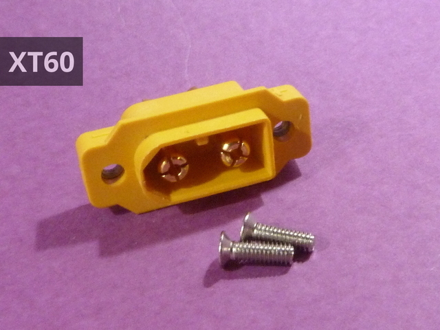 XT60 Socket Panel Mount XT60E-M - Buy Online From Christchurch New ...