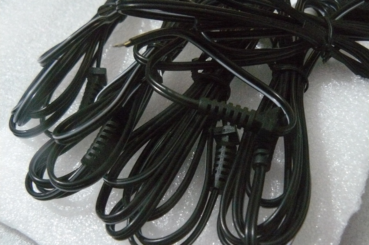 5 Pieces of Twin Wire With Moulded Chassis Strain Relief, 1.5-1.8m each ...