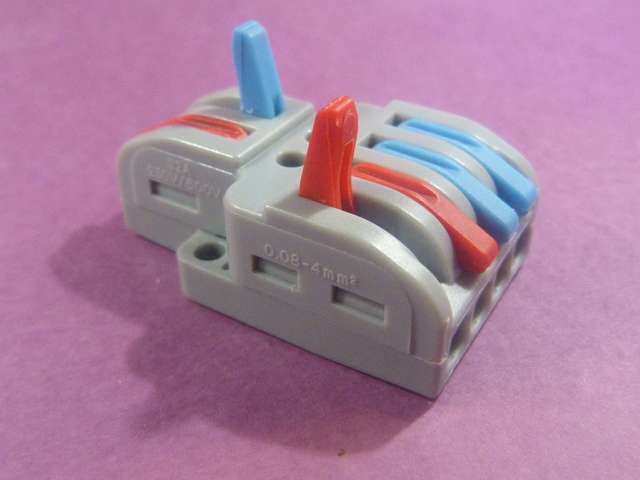 Screwless Wire Joiner Splitter - Lever Lock - You Choose - Buy Online ...