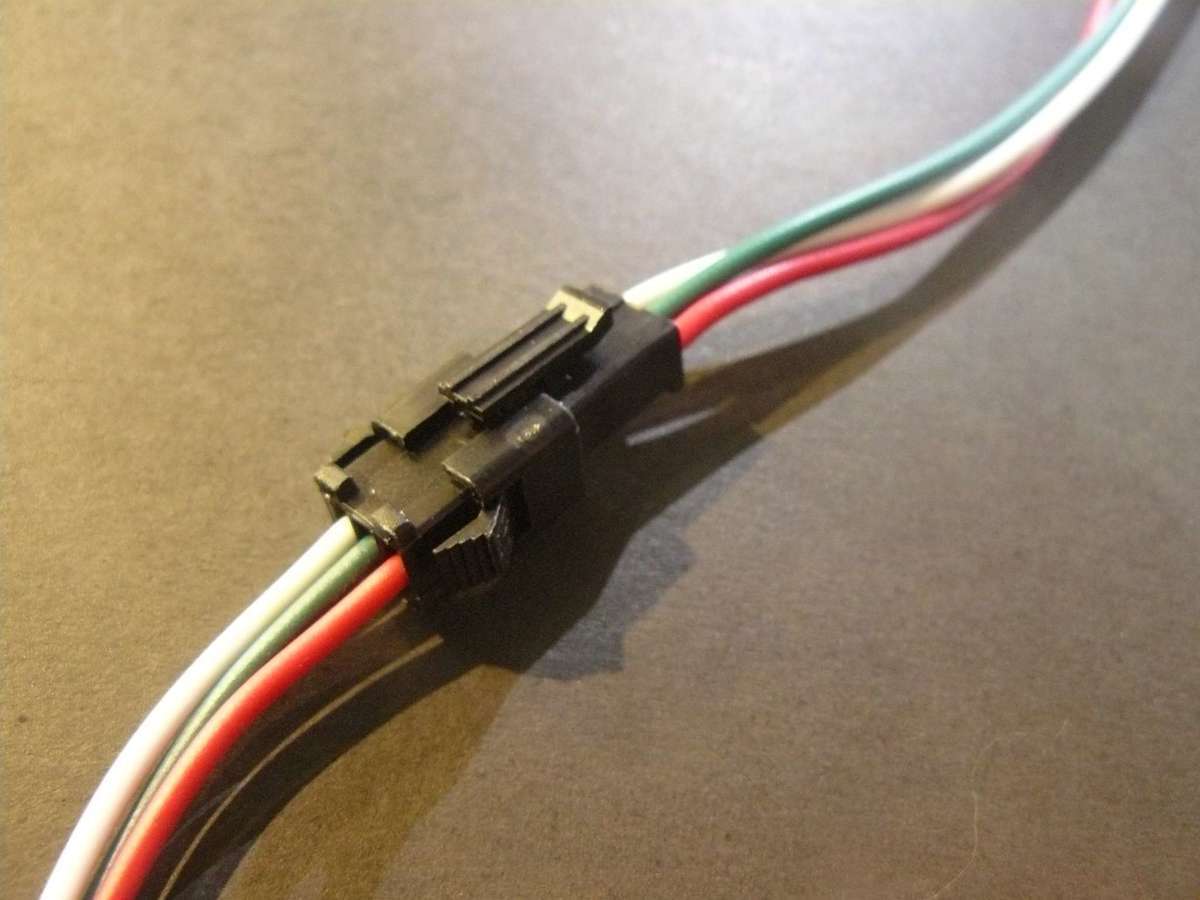 Prewired Wire-to-Wire 3 Wire Connector Pair - Buy Wire - Gogo:Tronics ...