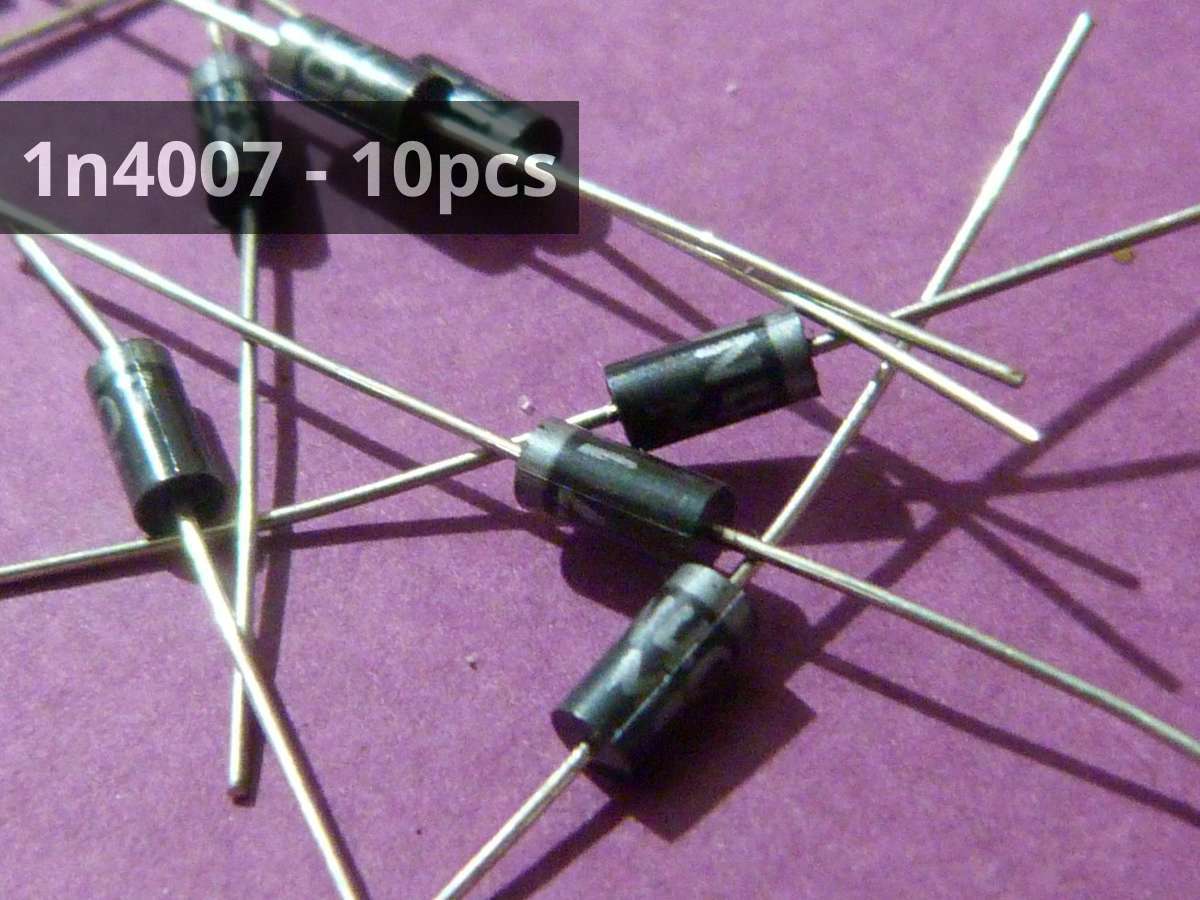 Pack of 10 Through Hole Diodes - You Choose 1n4007 1n4148 1n5819 - Buy ...