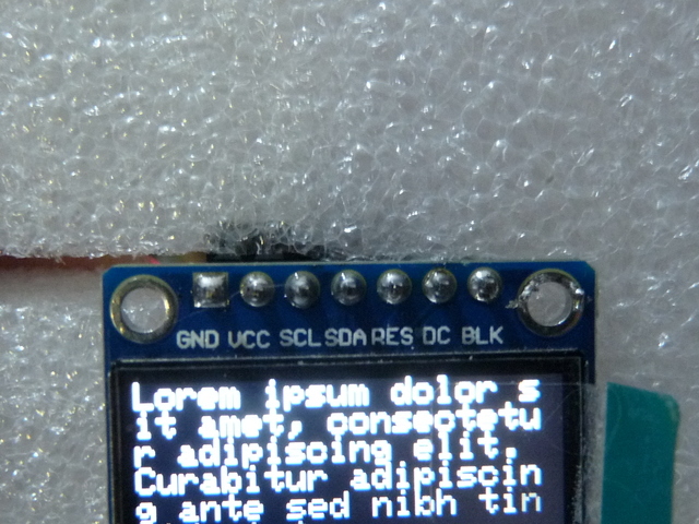 240X240 Pixel SPI Colour LCD - ST7789, Arduino Libraries Available ...