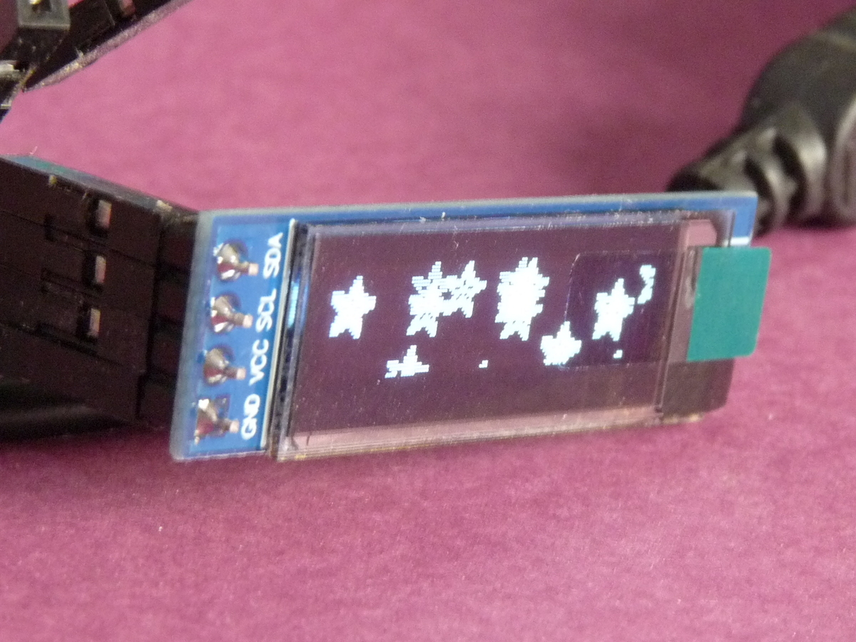 Miniature 128x32 Pixel I2c OLED - SSD1306, Arduino Libraries Available ...