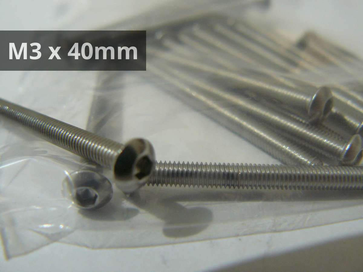 M3 Button Head Screws 20pcs - You Choose Length - Buy Metric Screws ...