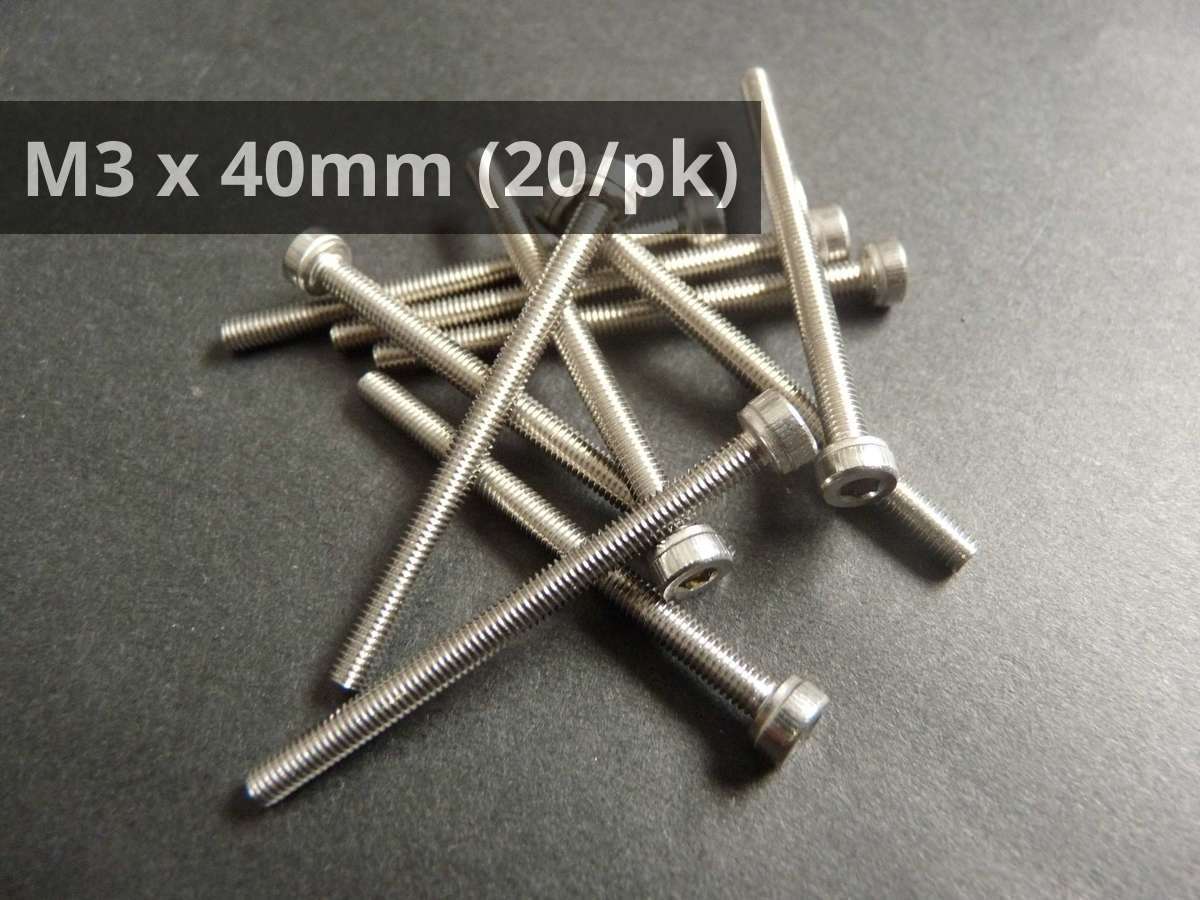 M3 Cap Head Screws 20pcs - You Choose Length - Buy Metric Screws - Gogo ...