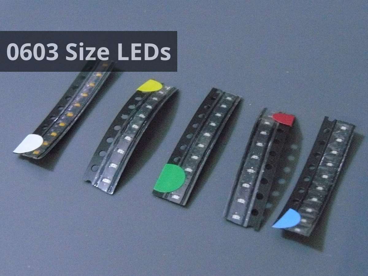 0603 Size Surface Mount LEDs - Buy 0603 - Gogo:Tronics Hobby ...