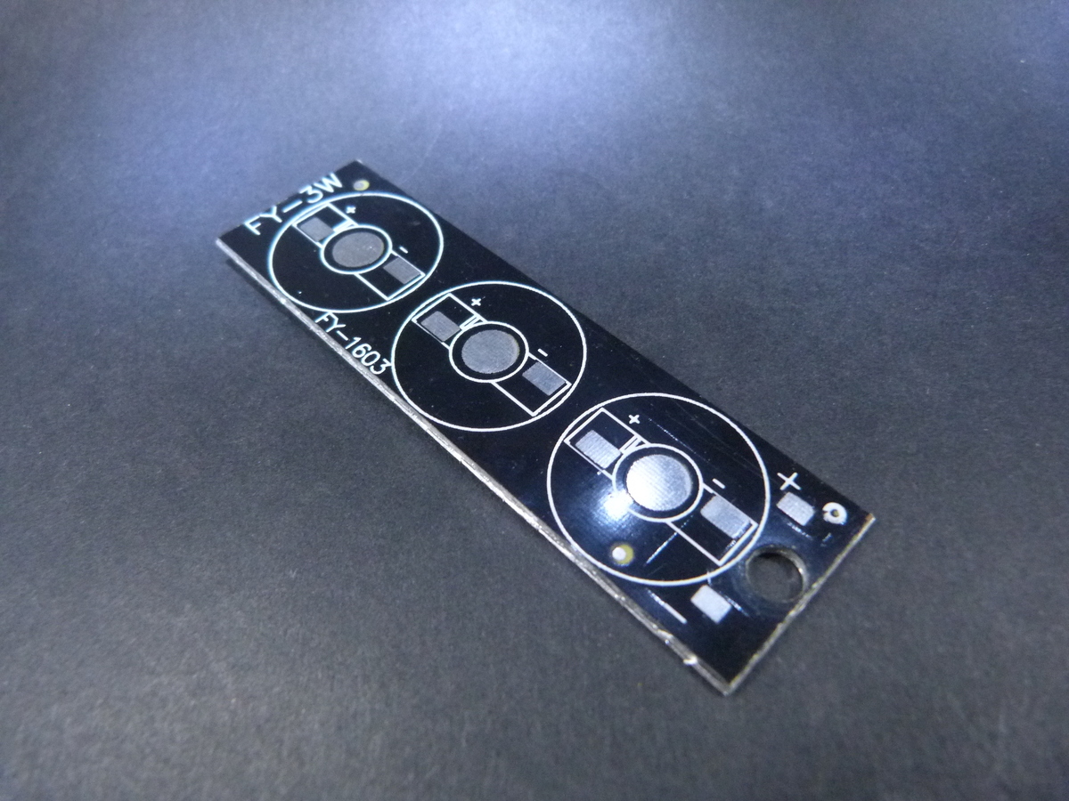 Rectangular Mounting Plate For Three 1W to 3W LEDs - Buy Power LEDs ...