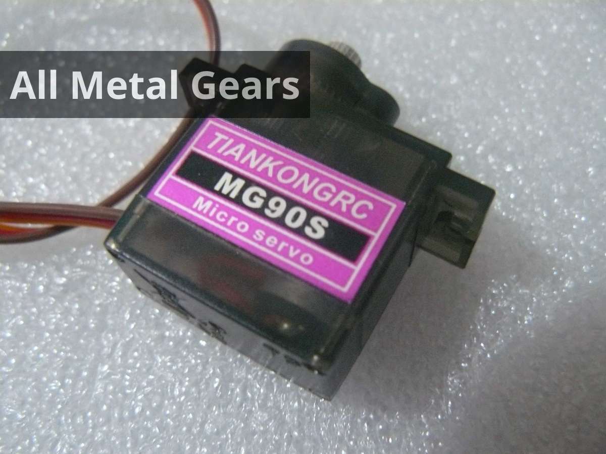 MG90 MG90S Servo, Metal Gear Micro Servo - Buy Servo - Gogo:Tronics ...