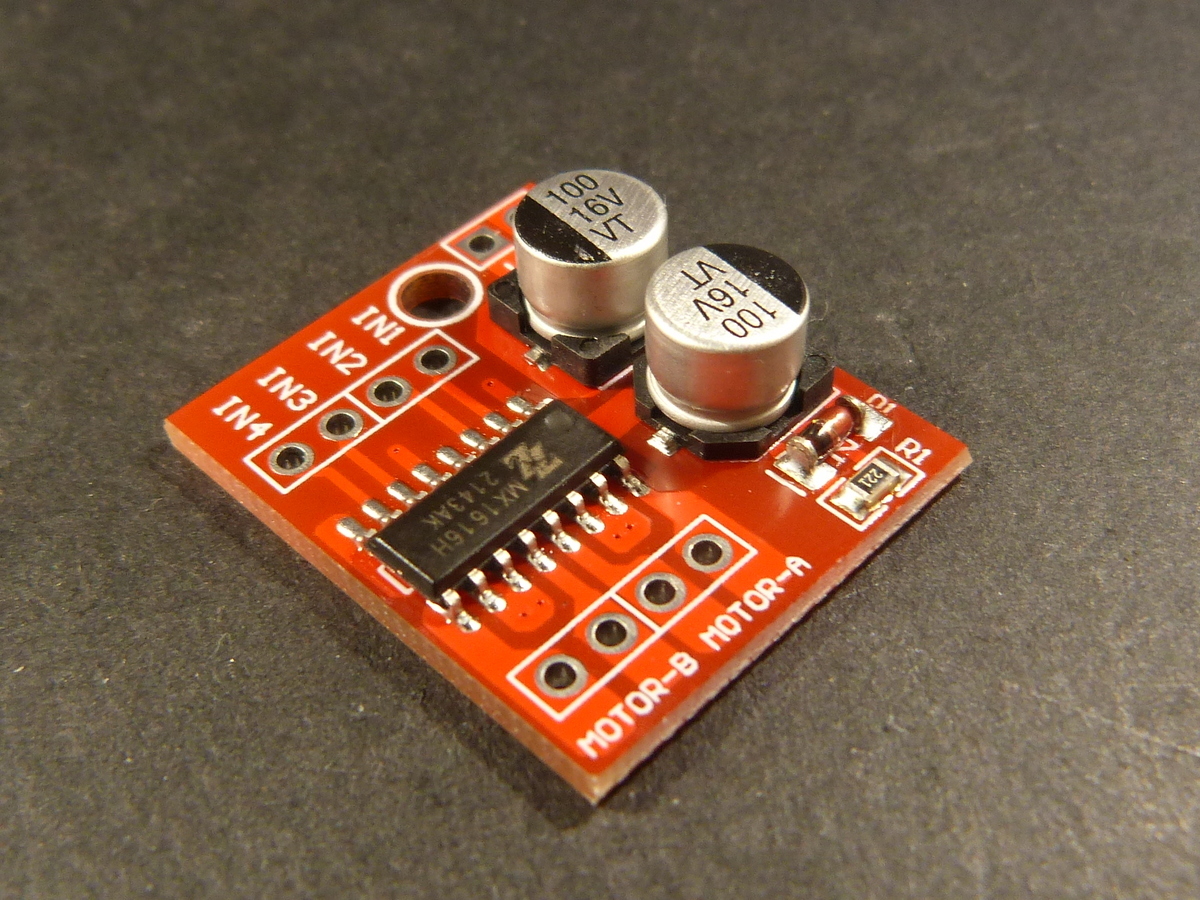 Dual H-Bridge DC Motor Driver Forward Reverse Two Motor 1.5A MX1616H ...