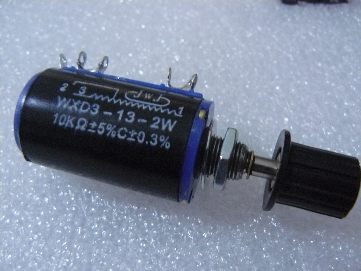 10 Turn Large Panel Mount Potentiometer With Knob - Buy Potentiometers ...
