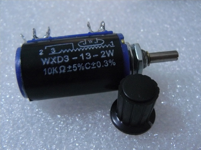 10 Turn Large Panel Mount Potentiometer With Knob - Buy Online From ...