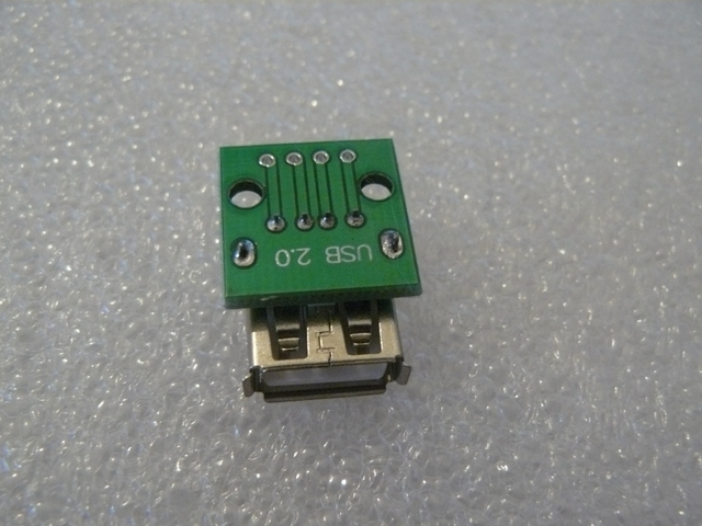 USB Type-A Socket Presoldered on a Breakout Board - Buy Online From ...