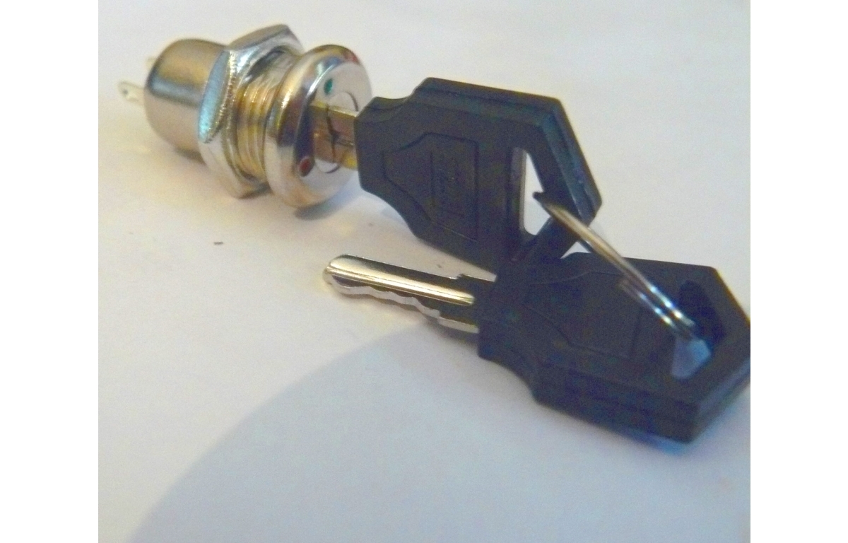 Keyswitch 12mm Hole Diamater - Buy Key Switches - Gogo:Tronics Hobby ...