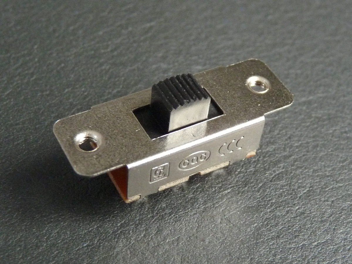 Chunky Panel Mount Toggle Slide Switch - DPDT Center Off (A-Off-B ...
