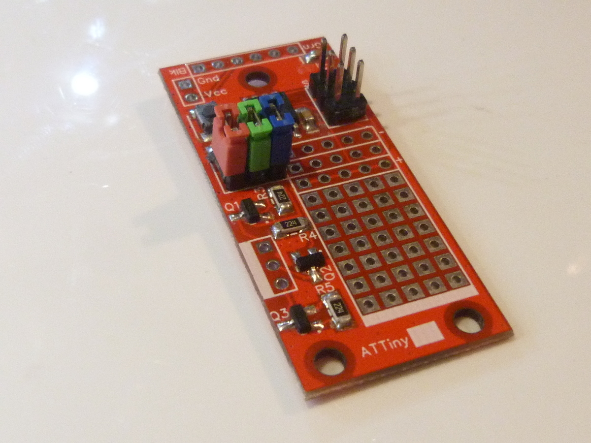 ATtiny85 Prototyping Development Board - Arduino Ready - Buy AVR (Arduino) - Gogo:Tronics Hobby ...