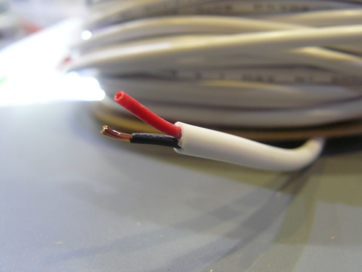 Twin Core Wire Double Insulated Cable 20AWG Per 50cm - Buy 20 AWG ...