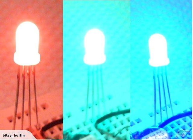 (10 of) RGB LED 5mm Common Cathode Water Clear - Buy Online From ...